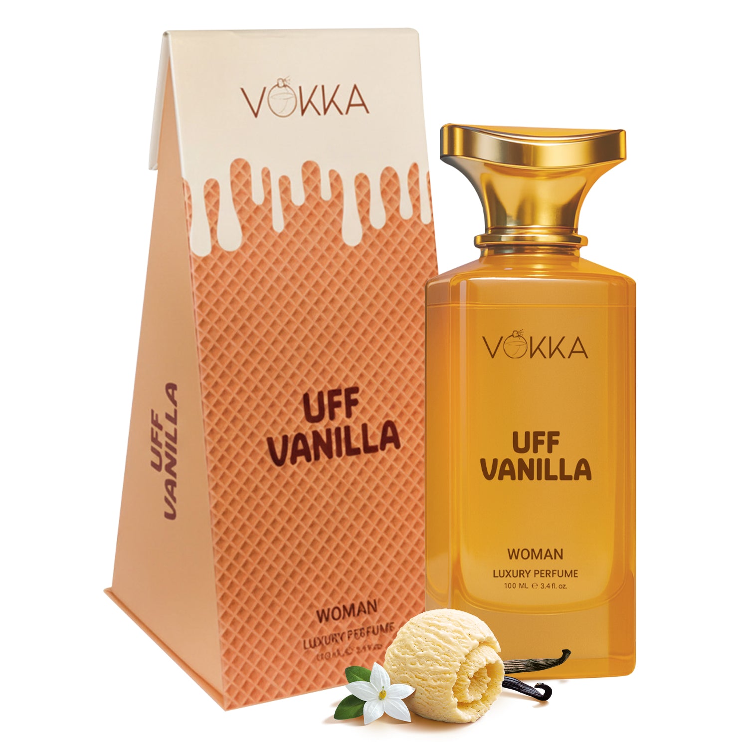 Vokka Uff Vanilla For Woman 100ml Perfume - Vokka Perfumes