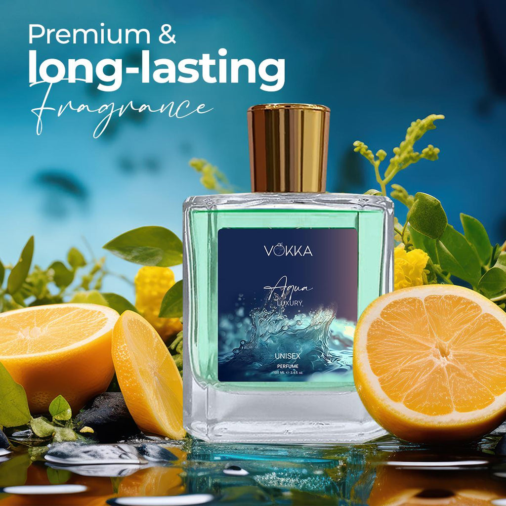 VOKKA Aqua 100 ml Unisex Luxury Long Lasting Aqua Perfume For Men And ...