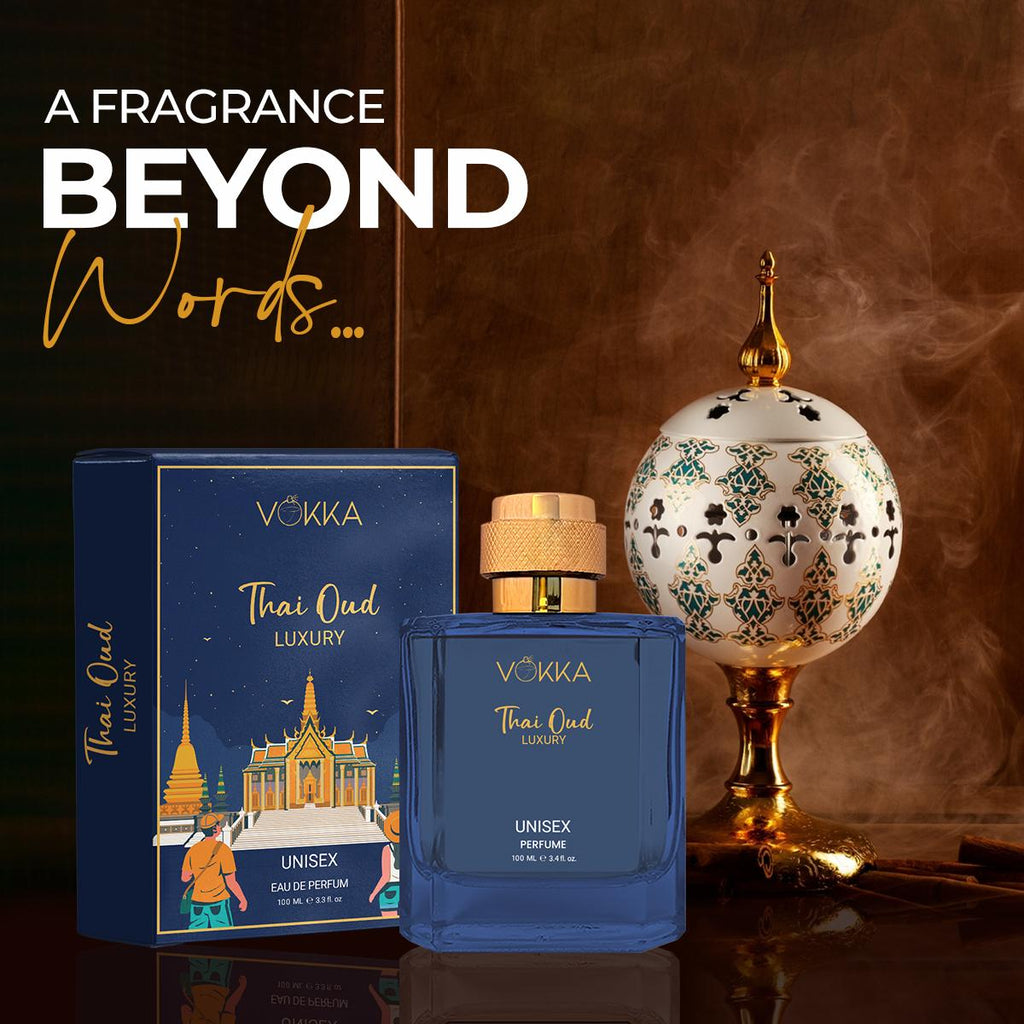 Thai Oud Unisex Woody Perfume - Premium & Luxurious Scent - Vokka Perfumes