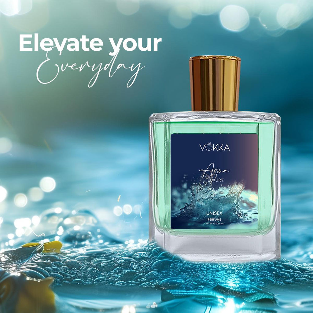 VOKKA Aqua 100 ml Unisex Luxury Long Lasting Aqua Perfume For Men And ...