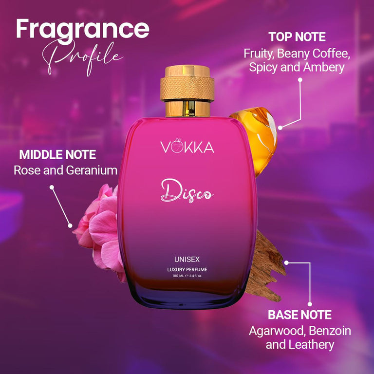 Trendy Fragrance for Every Mood | Disco Unisex Perfume - Vokka Perfumes